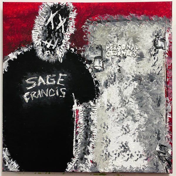 Sage Francis - Personal Journals PAINTINGS by QFetti – Strange Famous ...