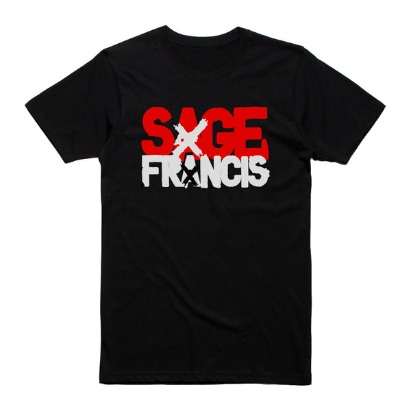 Sage Francis "A Healthy Distrust" Logo Tour T-Shirt – Strange Famous ...