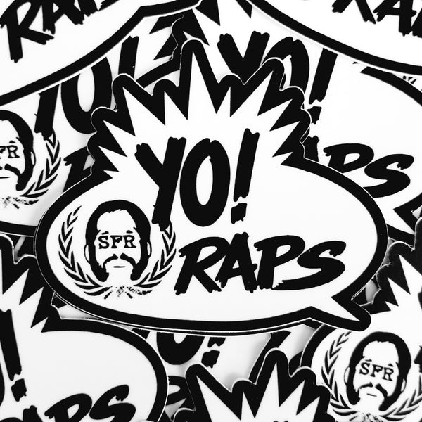 Yo! SFR Raps - Stickers - 5 PACK – Strange Famous Records