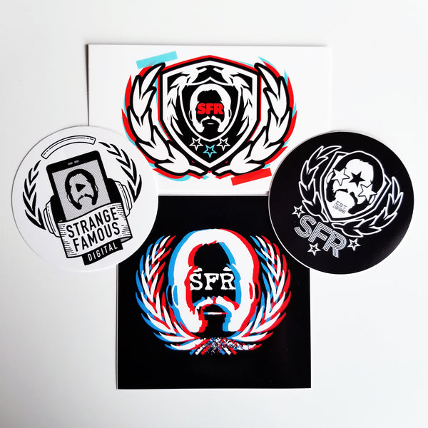 SFR LOGO Stickers - 10 Pack – Strange Famous Records